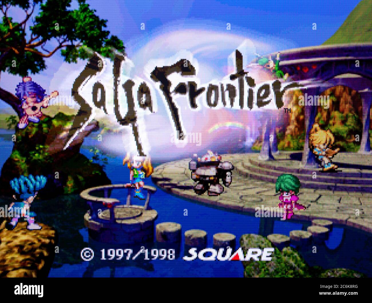 Saga Frontier - Sony Playstation 1 PS1 PSX - Editorial use only Stock ...