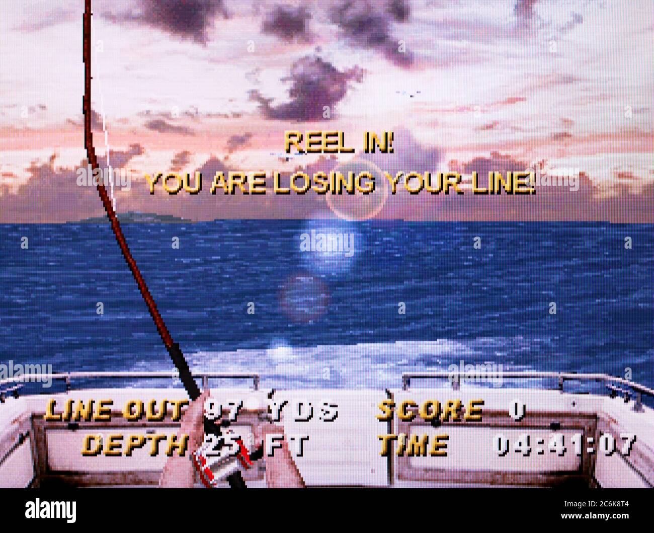 Saltwater Sport Fishing - Sony Playstation 1 PS1 PSX - Editorial use ...