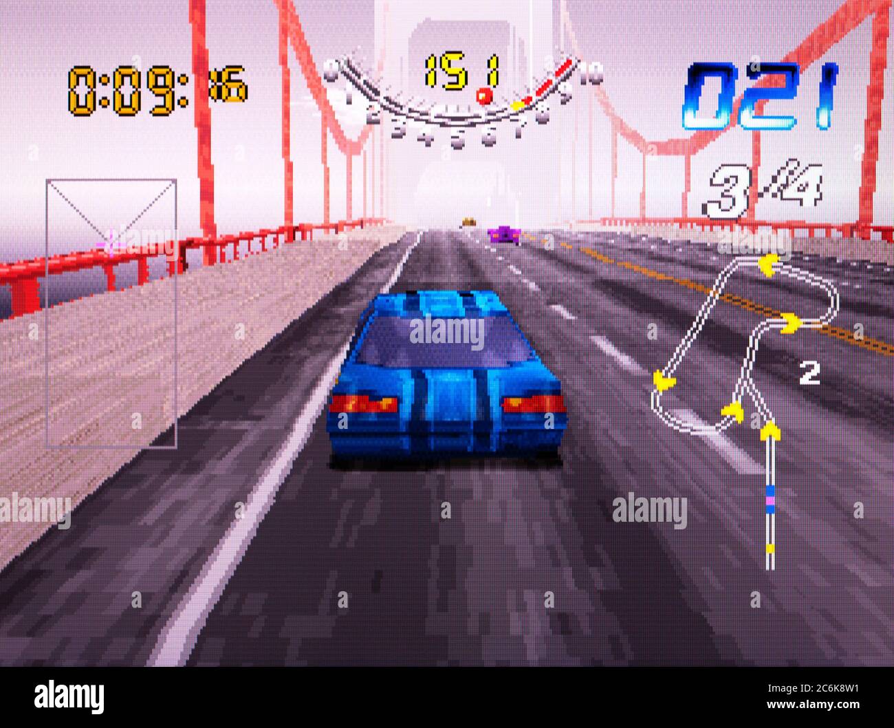 San Francisco Rush - Sony Playstation 1 PS1 PSX - Editorial use only ...