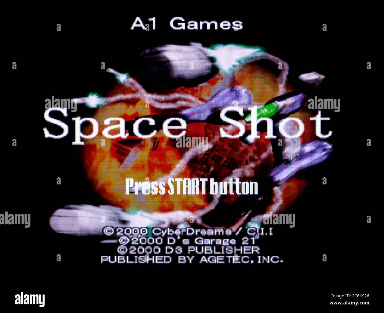 Space Shot - Sony Playstation 1 PS1 PSX - Editorial use only Stock ...
