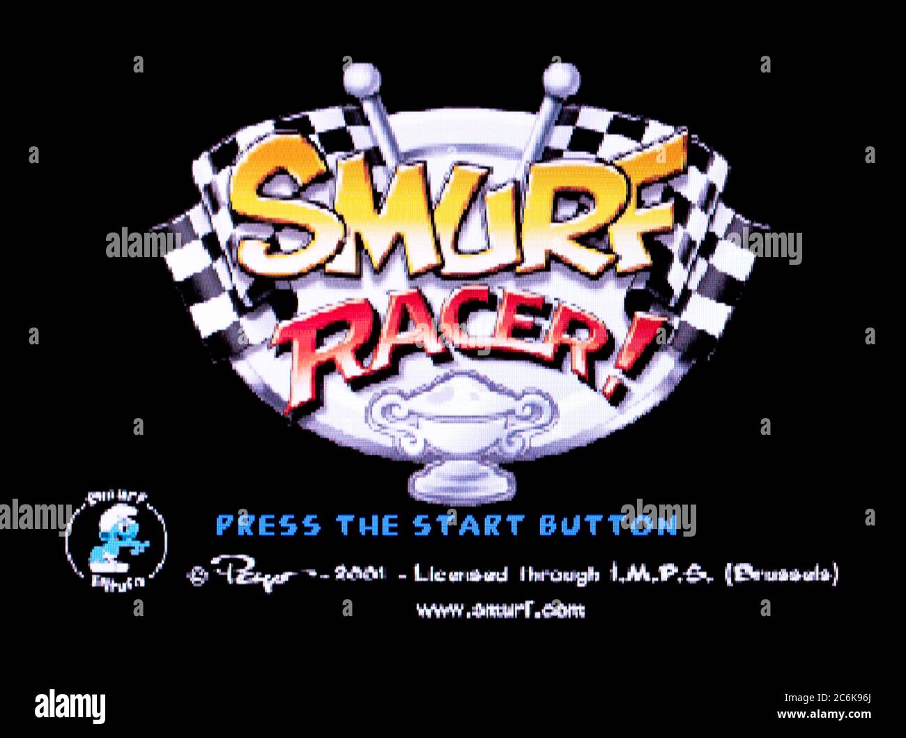Smurf Racers - Sony Playstation 1 PS1 PSX - Editorial use only Stock ...