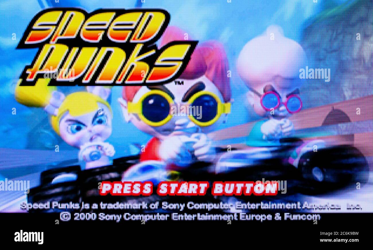 Speed Punks - Sony Playstation 1 PS1 PSX - Editorial use only Stock ...
