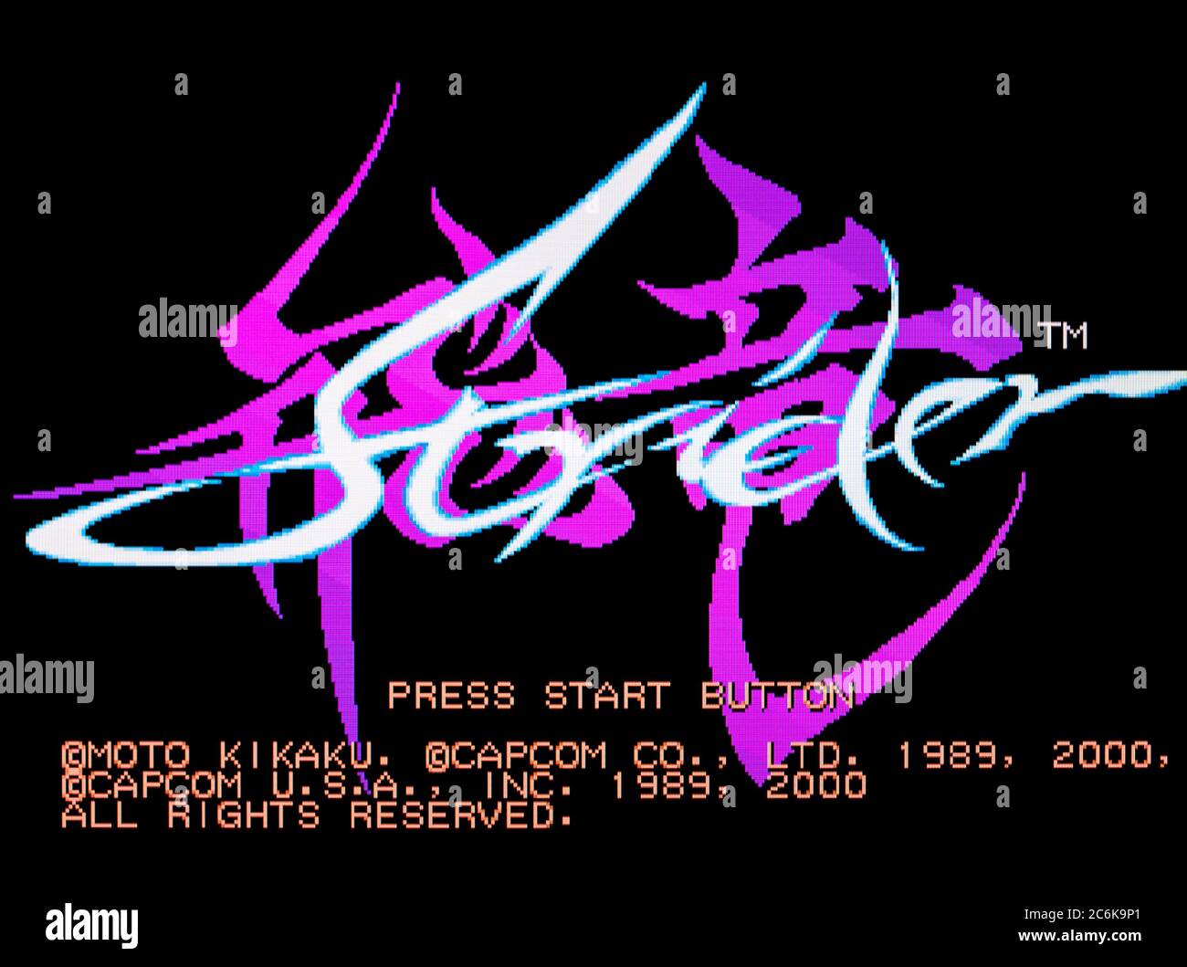Strider - Sony Playstation 1 PS1 PSX - Editorial use only Stock Photo ...