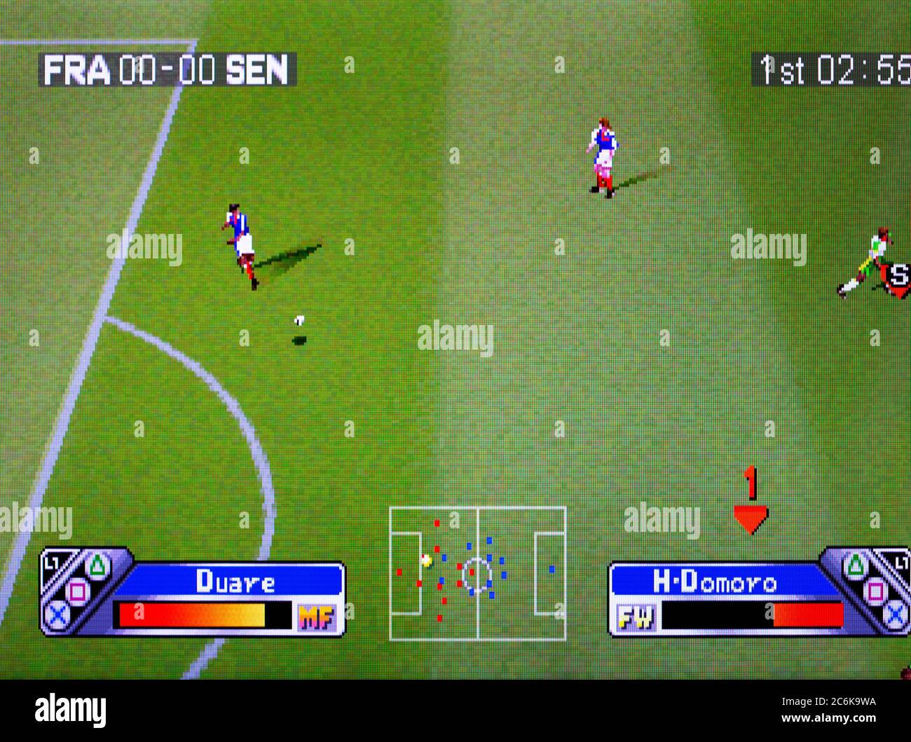 Super Shot Soccer - Sony Playstation 1 PS1 PSX - Editorial use only ...