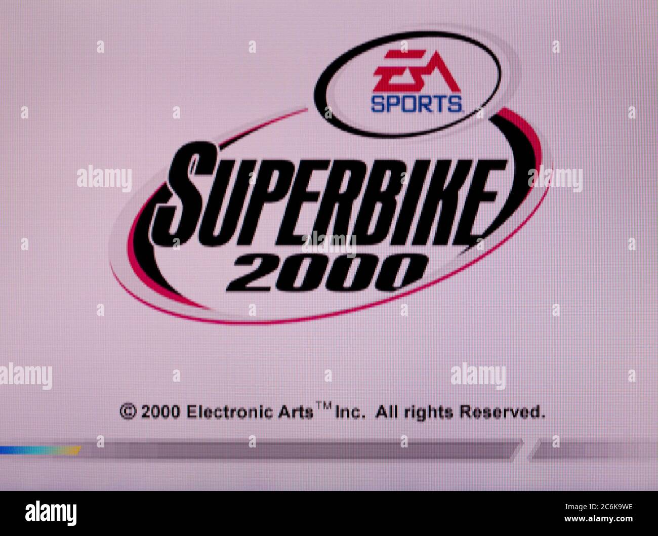 Superbike 2000 - Sony Playstation 1 PS1 PSX - Editorial use only Stock ...