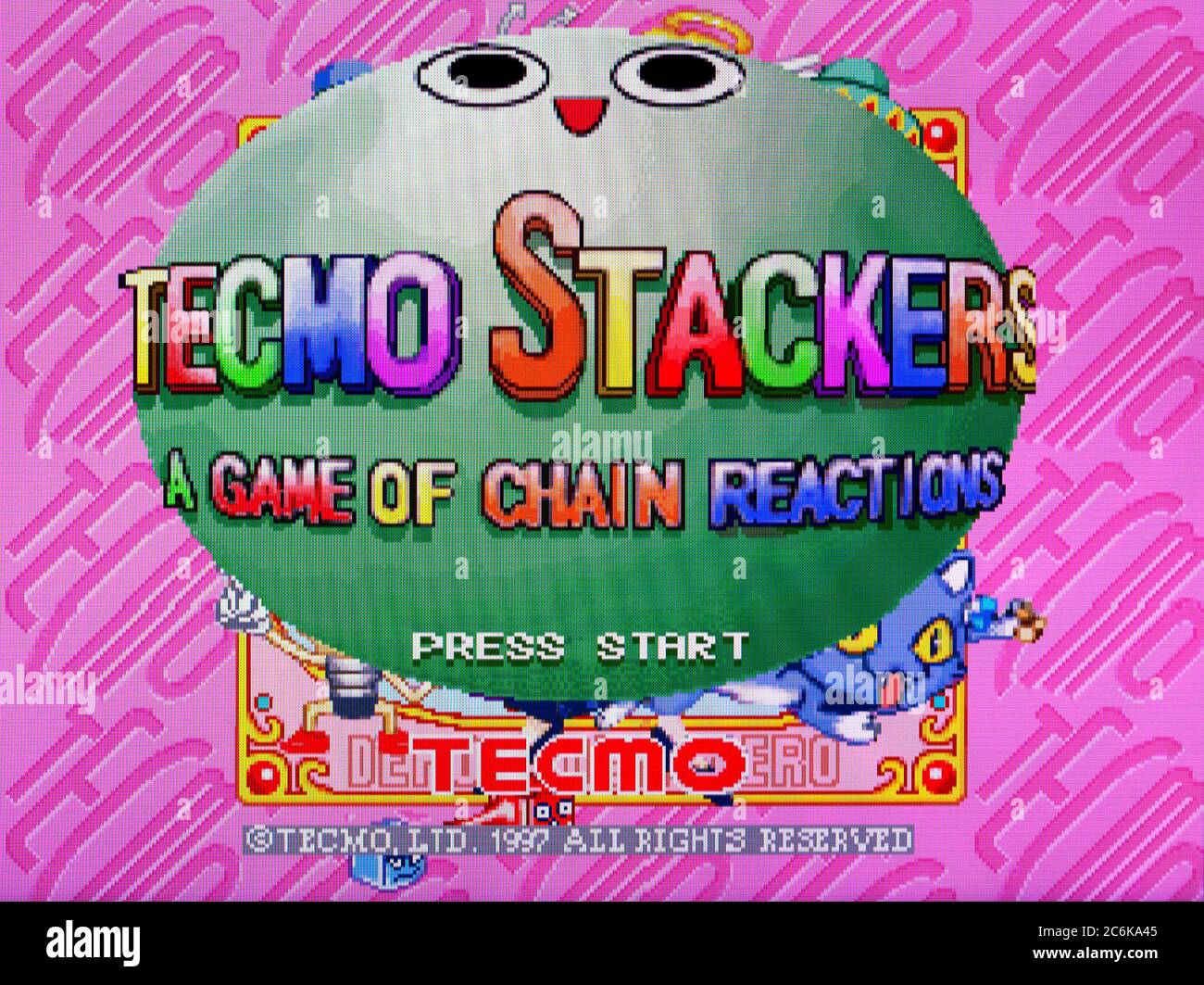 Tecmo Stackers - Sony Playstation 1 PS1 PSX - Editorial use only Stock ...