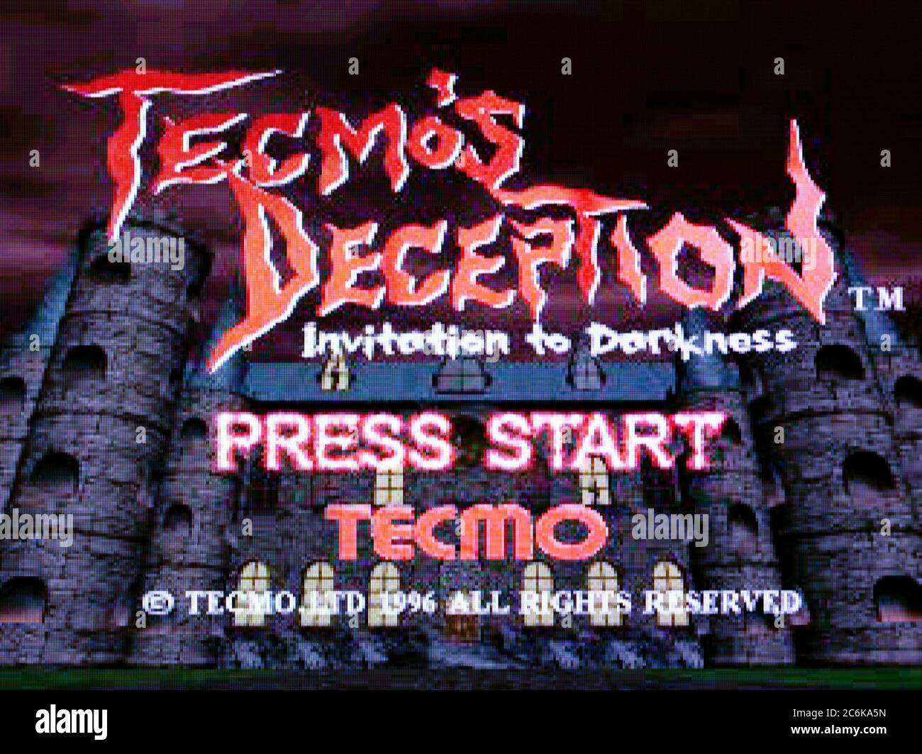 Tecmo's Deception - Sony Playstation 1 PS1 PSX - Editorial use only ...