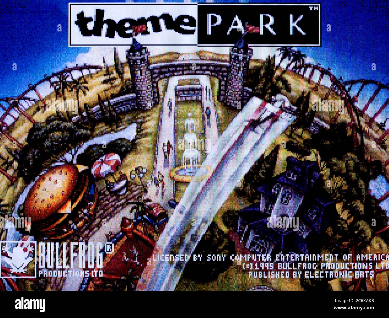 Theme Park - Sony Playstation 1 PS1 PSX - Editorial use only Stock ...