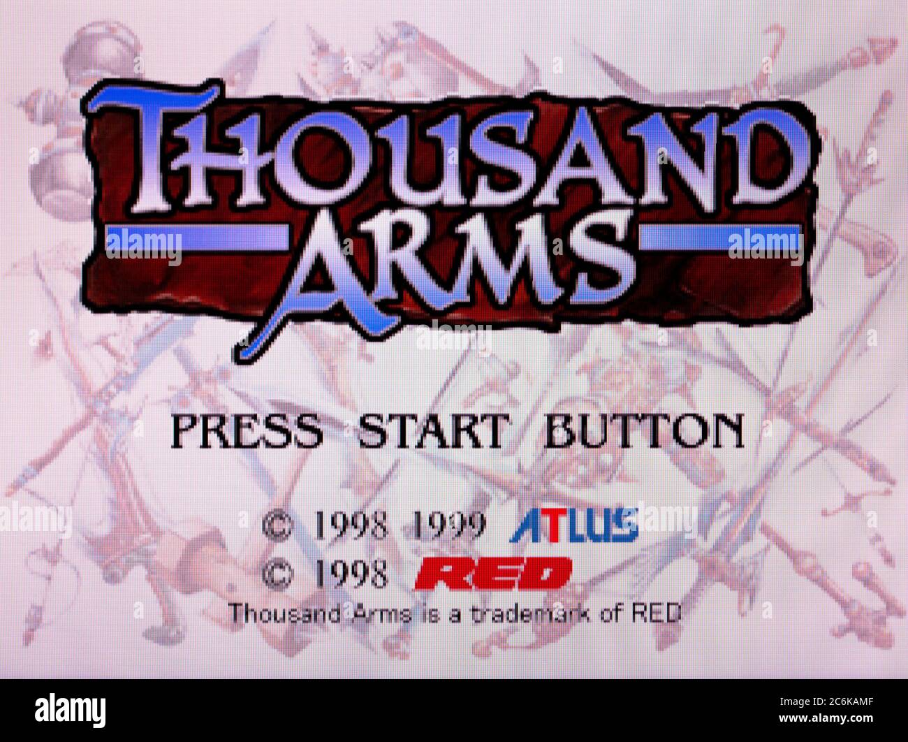 Thousand Arms - Sony Playstation 1 PS1 PSX - Editorial use only Stock ...