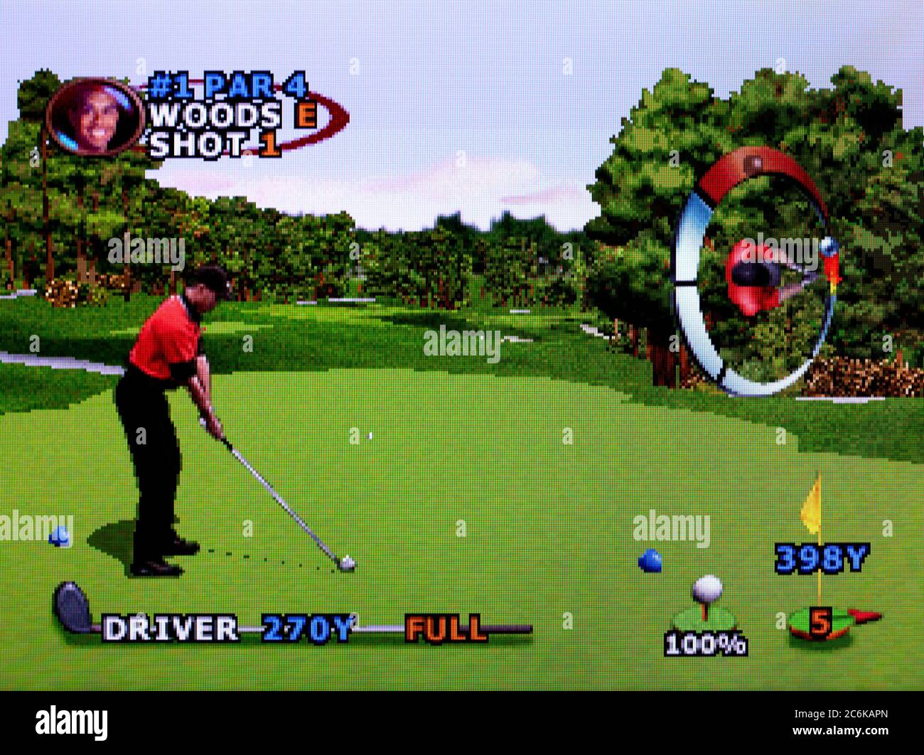Tiger Woods PGA Tour 2000 - Sony Playstation 1 PS1 PSX - Editorial use ...