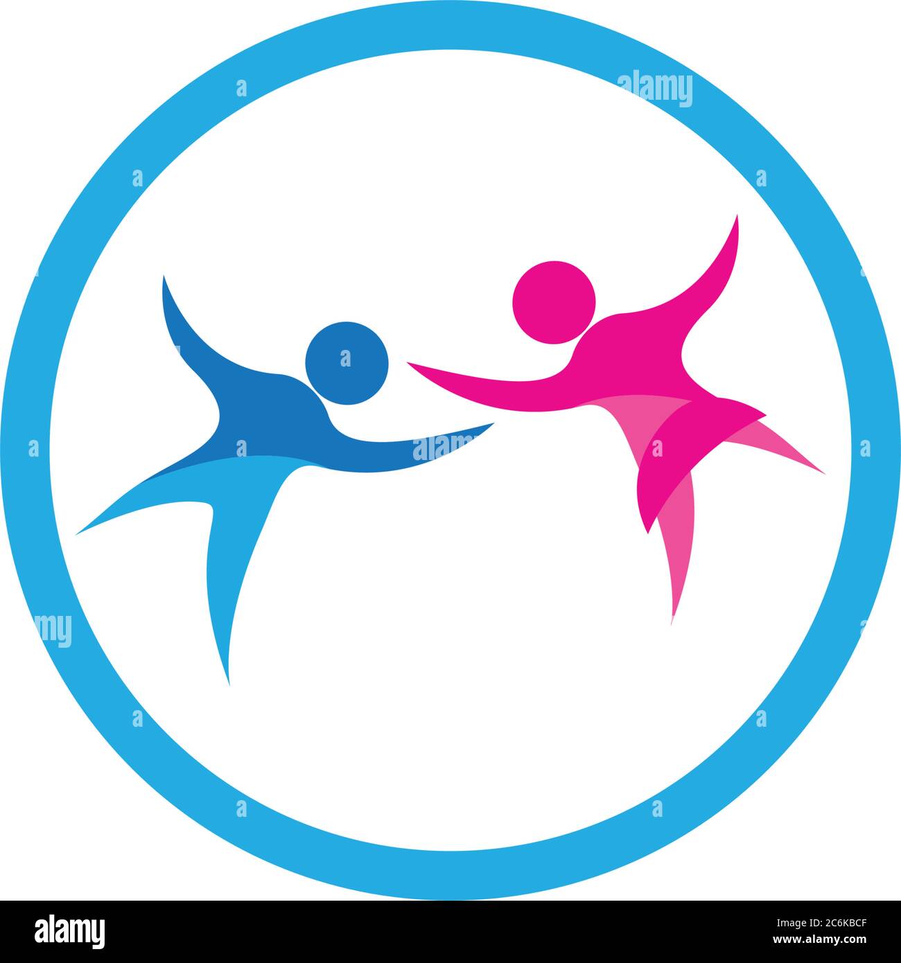 Girls female kids children parent Stock Vector Images - Alamy