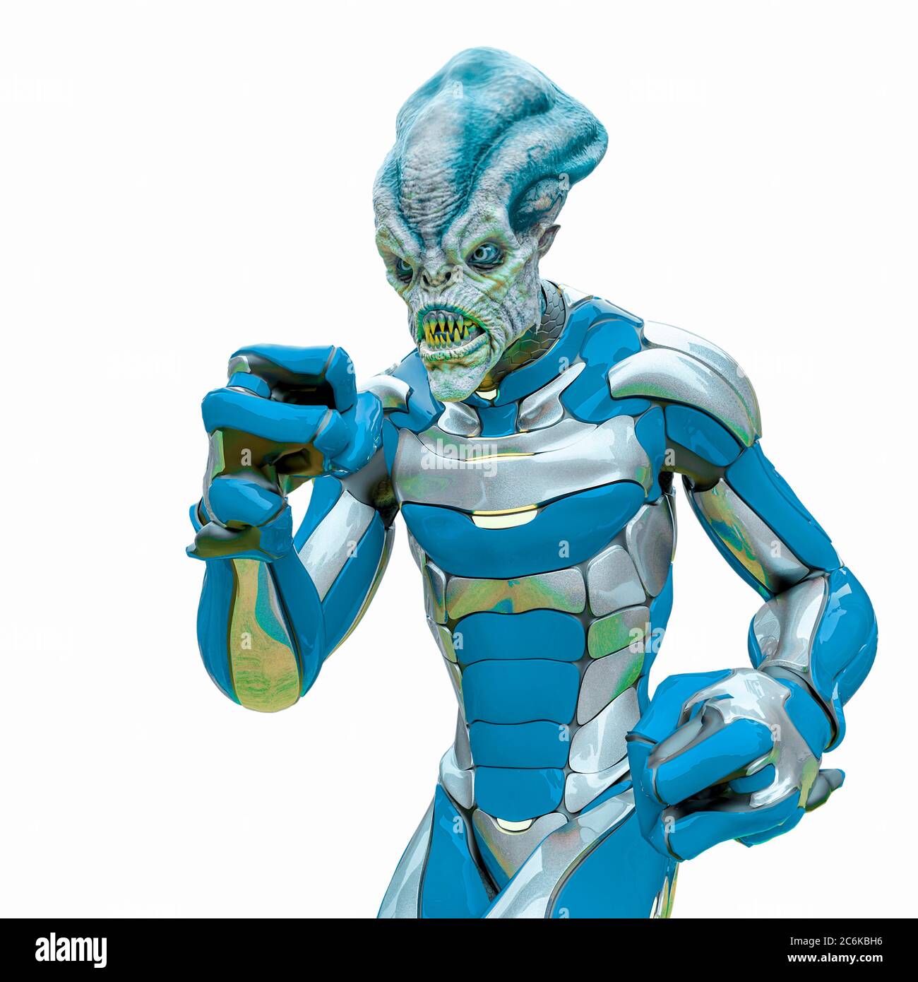 Illustration angry villain alien monster hi-res stock photography and ...