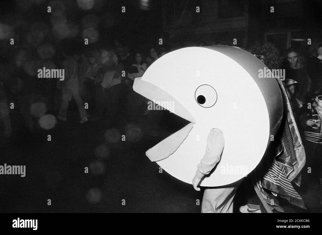 Packman costume at the Greenwich Village Halloween Parade, New York ...