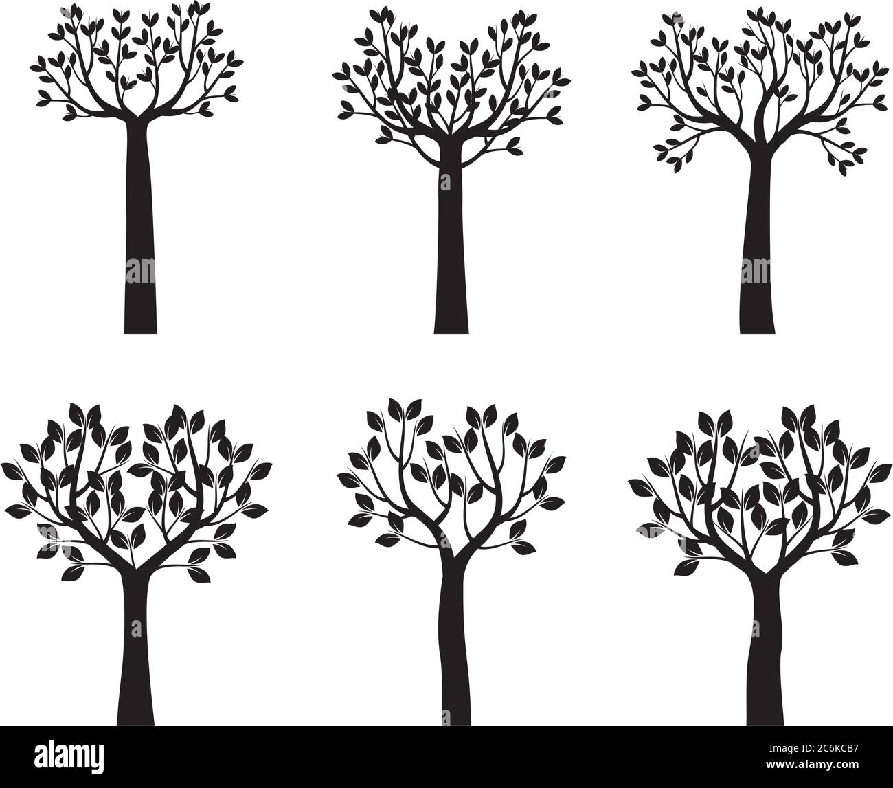 Apple trees back garden Stock Vector Images - Alamy