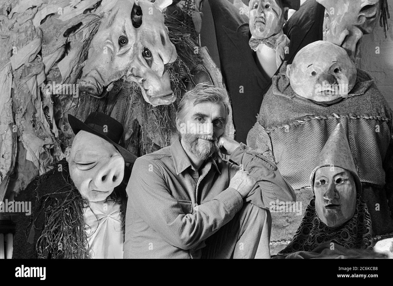 Ralph Lee creator of the Greenwich Village Halloween Parade, New York ...