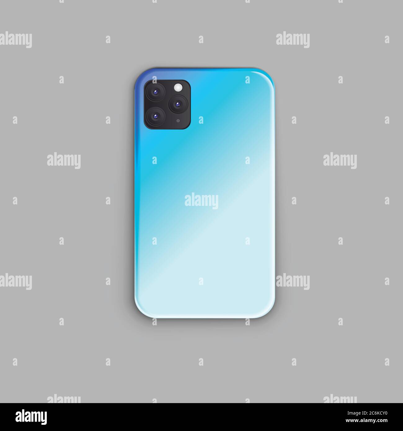 Beautiful blue gradient print design for smartphone case Stock Vector ...