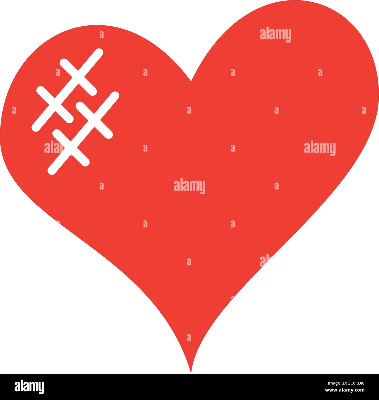 Heart damage Stock Vector Images - Alamy