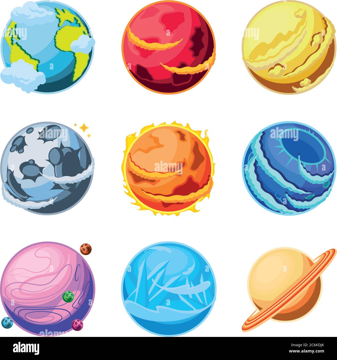 Planets Cut Out Stock Images & Pictures - Alamy