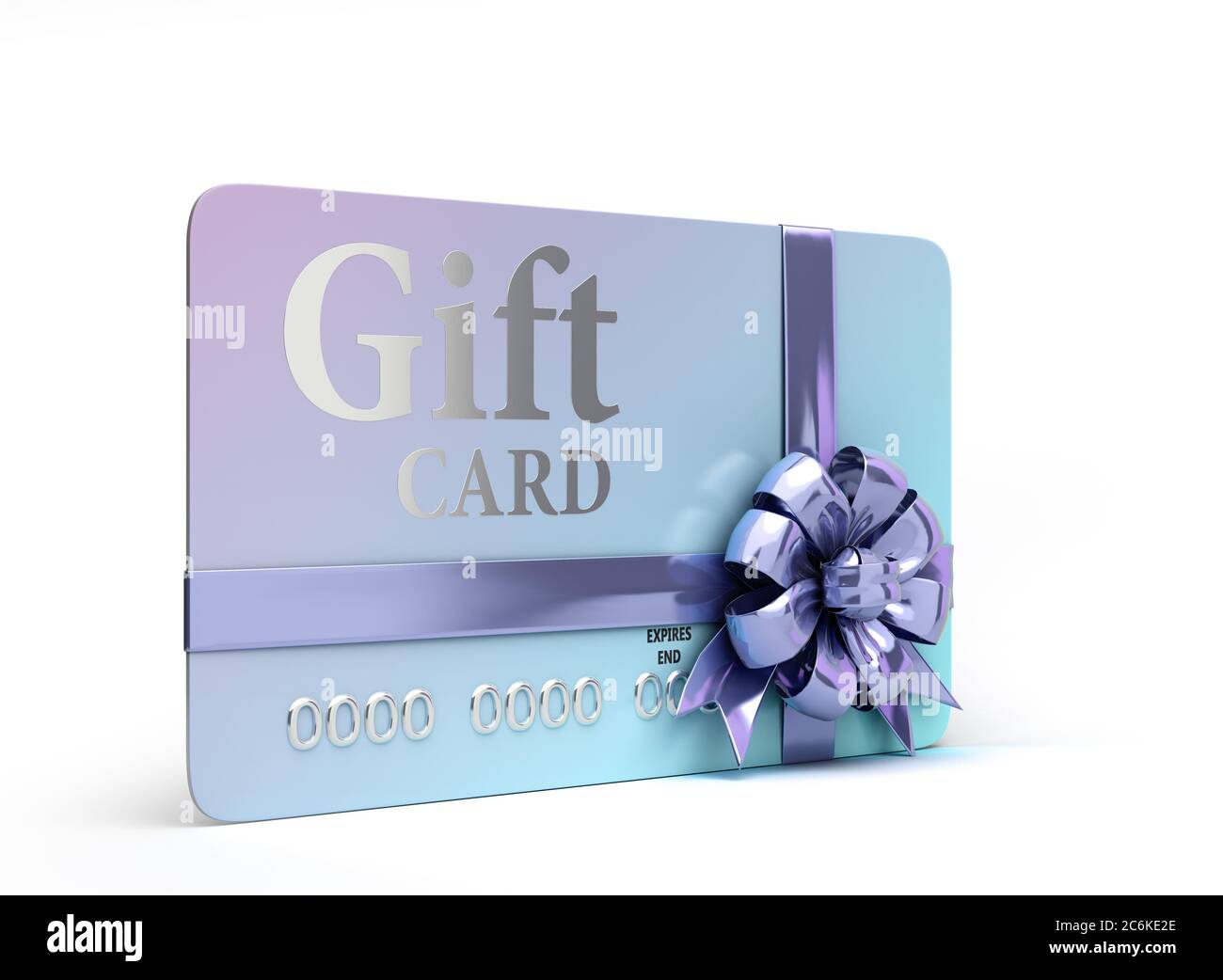 VIP gift card with bow 3d render on a white Stock Photo - Alamy