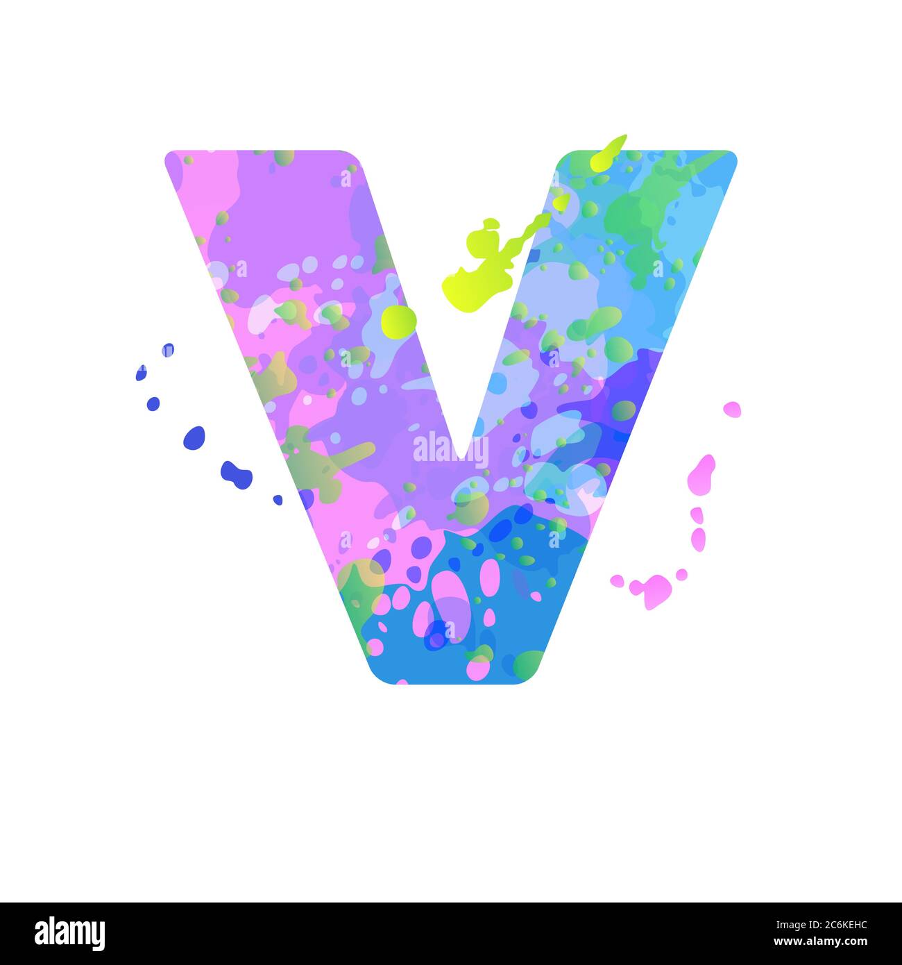 Bold v graphic Cut Out Stock Images & Pictures - Alamy