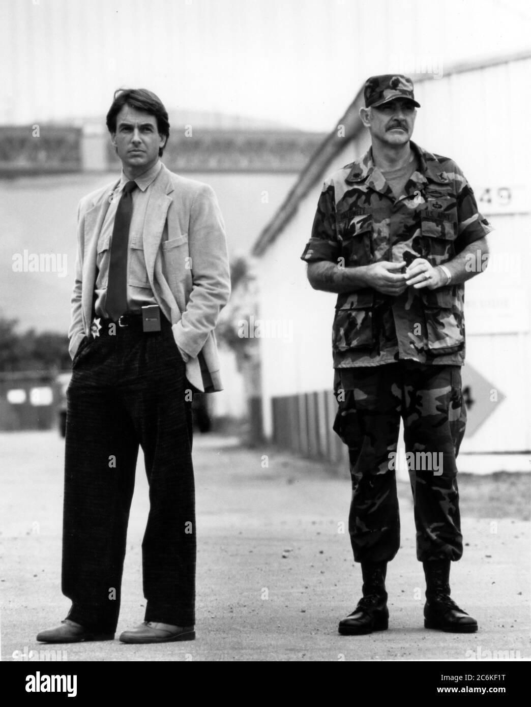Los Angeles.CA.USA. Sean Connery and Mark Harmon in ©Paramount Pictures ...