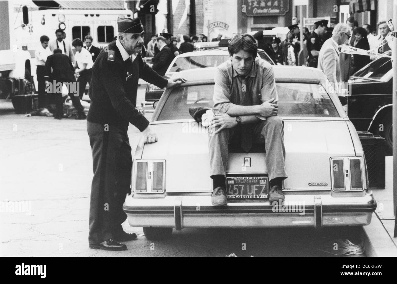 Los Angeles.CA.USA. Sean Connery and Mark Harmon in ©Paramount Pictures ...