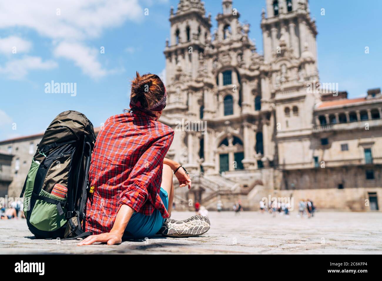 Plaza obradeiro hi-res stock photography and images - Alamy