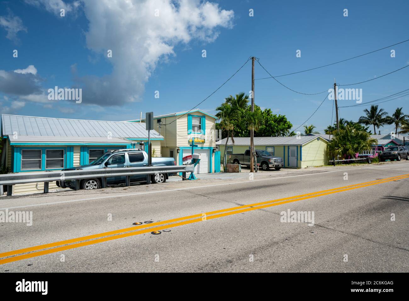 Streetview photo Matlacha Florida USA Stock Photo - Alamy
