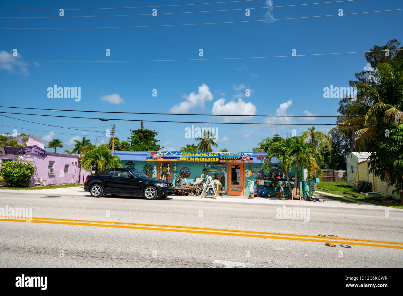 Photo of business Matlacha Menagerie Florida USA Stock Photo - Alamy