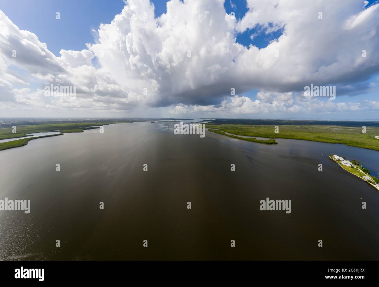 Aerial photo Matlacha Pass Aquatic Preserve Florida USA Stock Photo - Alamy
