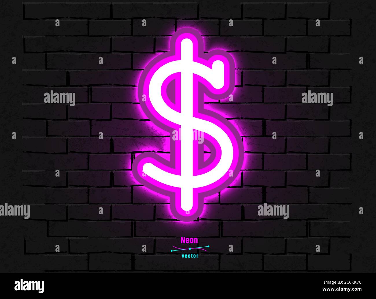 Vector Neon Symbol Stock Vector Image & Art - Alamy