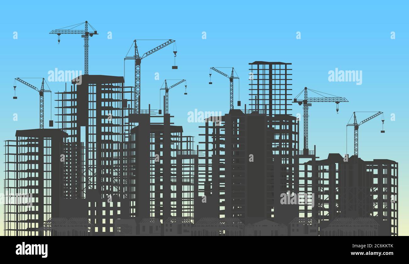 Under Construction Building Vector