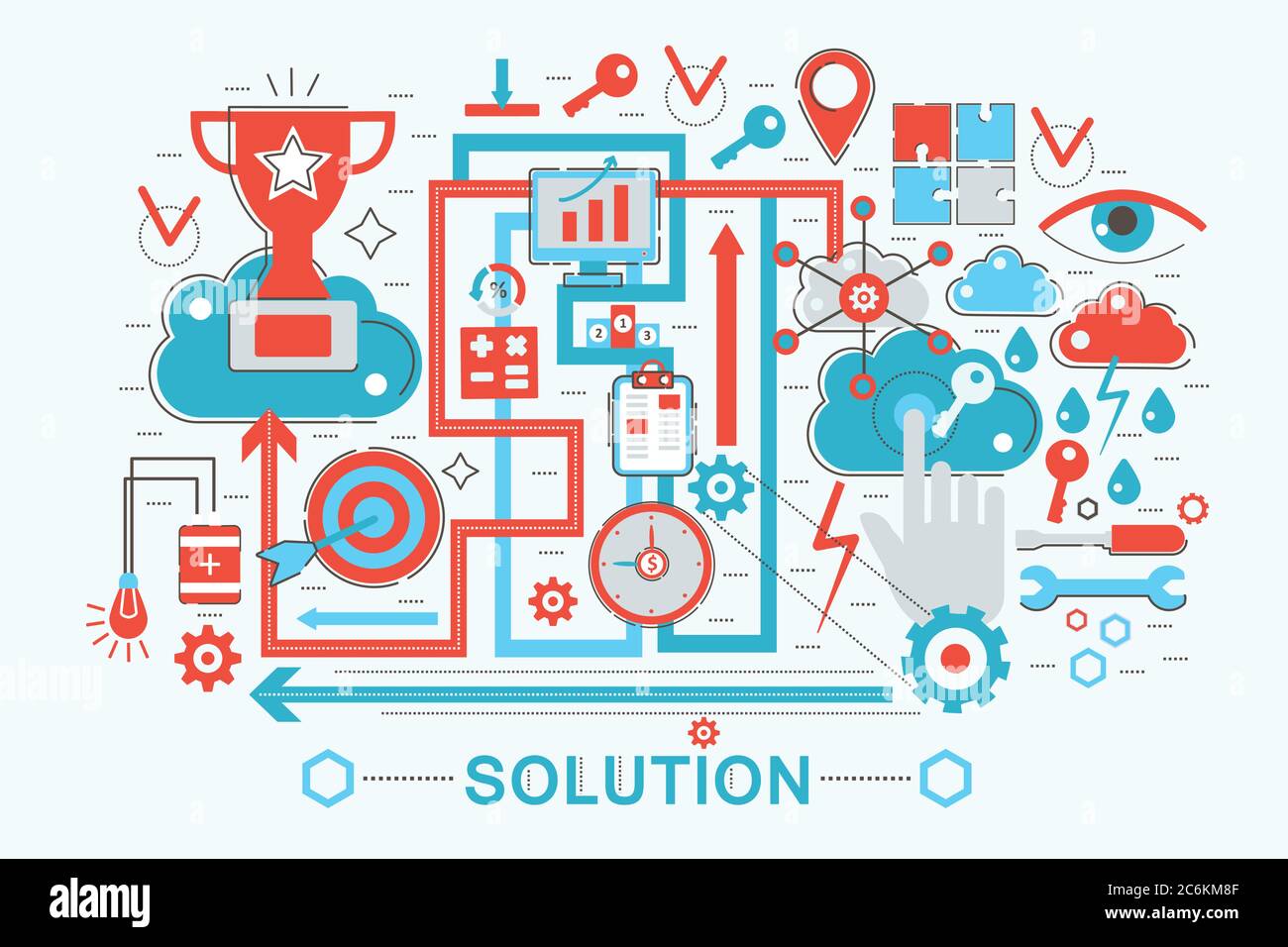 Target solutions Stock Vector Images - Alamy