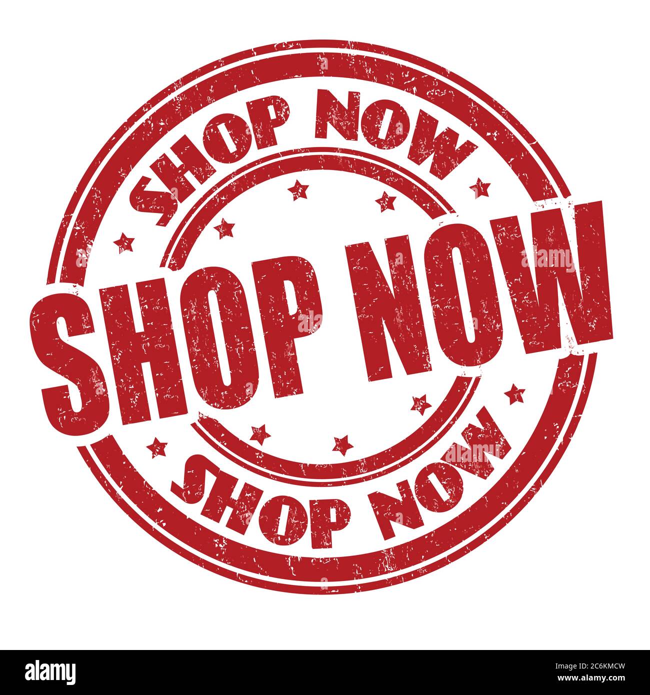 Shop now sign or stamp on white background, vector illustration Stock ...