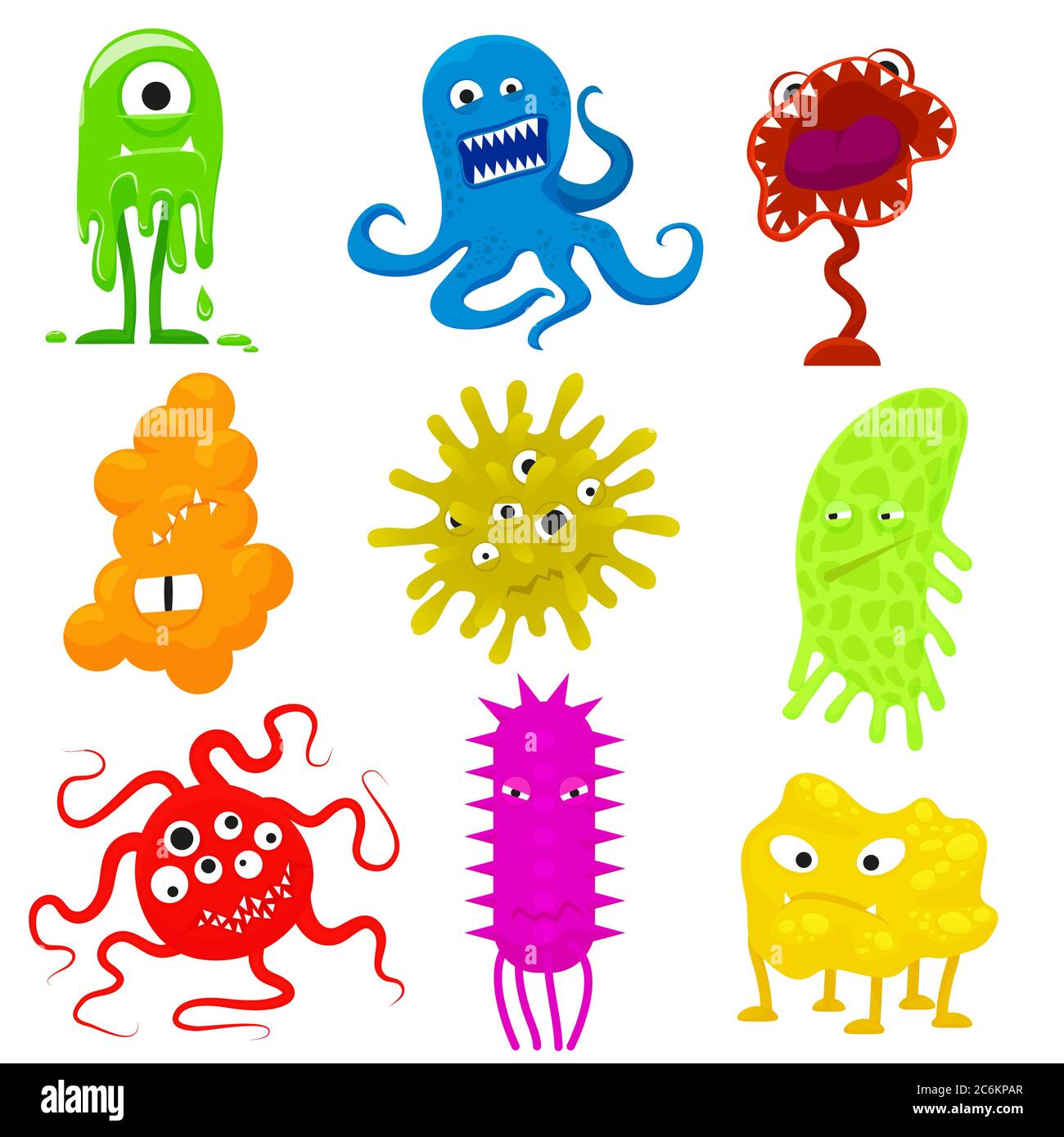 Germ cartoon Cut Out Stock Images & Pictures - Alamy