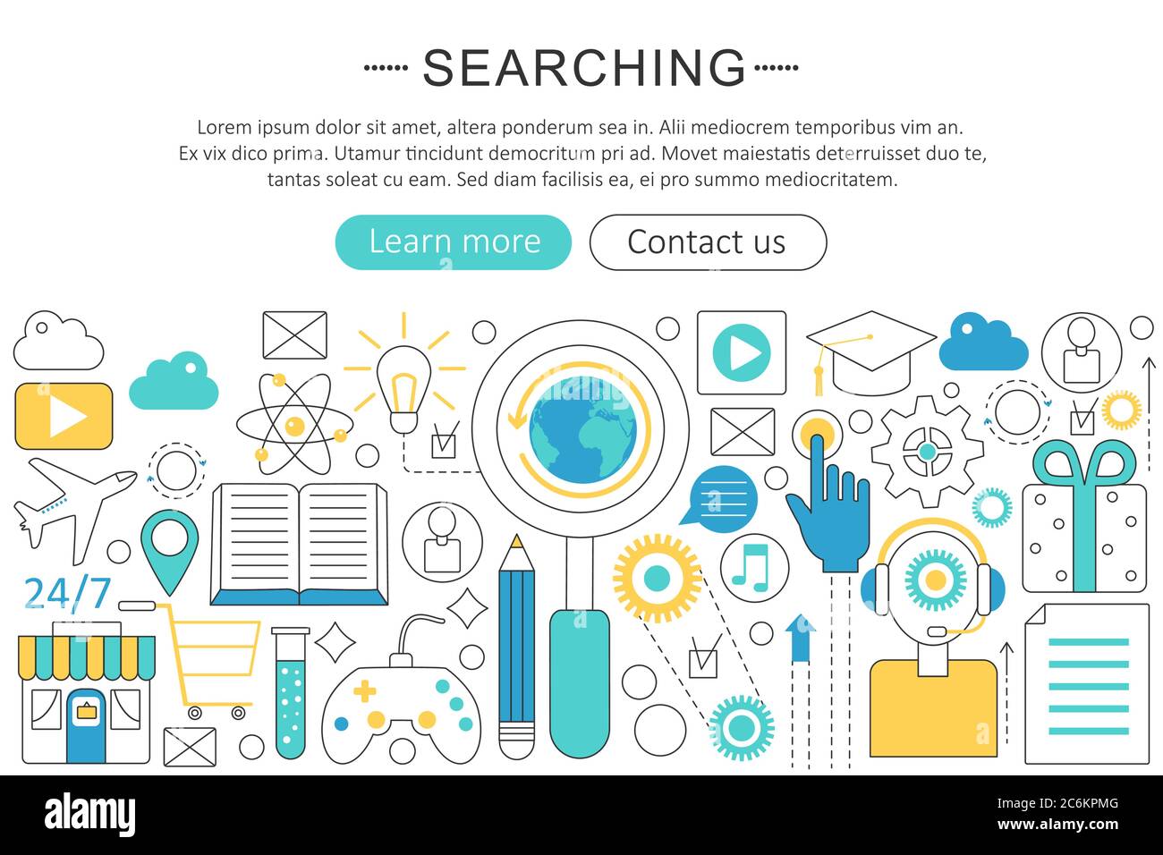 Search engine optimization poster Stock Vector Images - Alamy