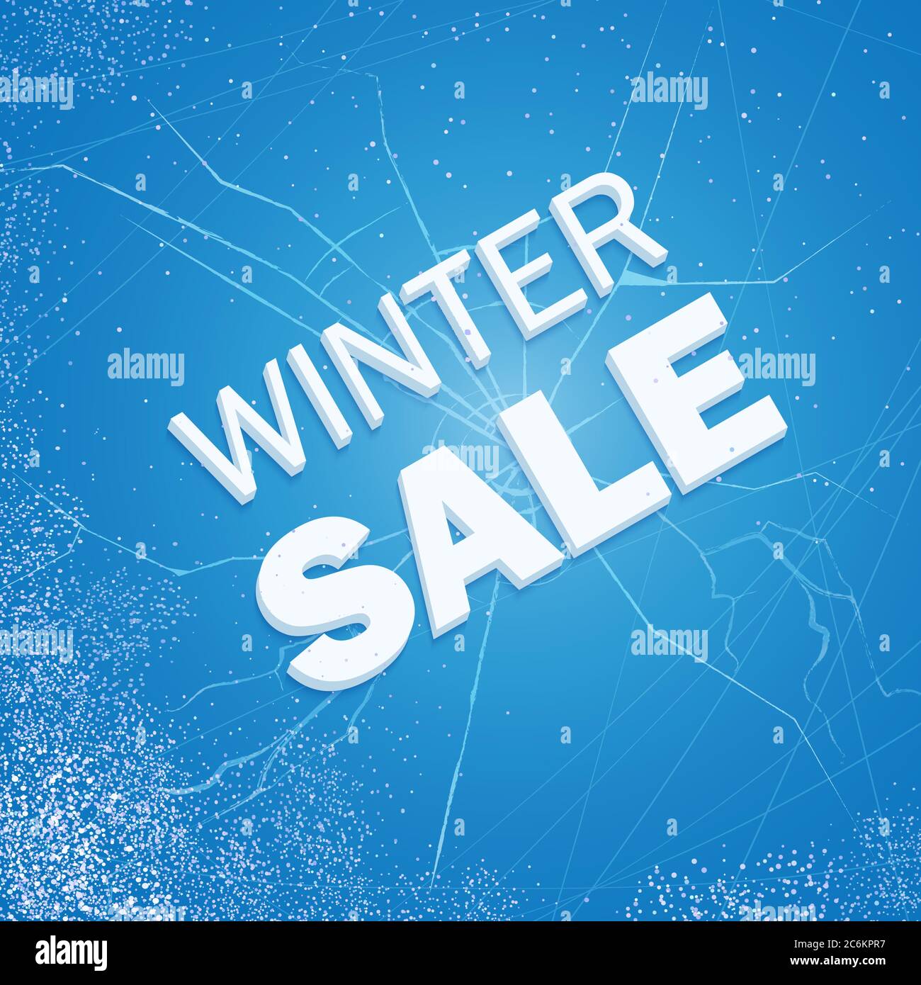 Cracked ice design Stock Vector Images - Alamy