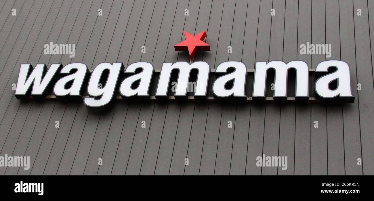 Wagamama logo seen at one of their branches Stock Photo - Alamy