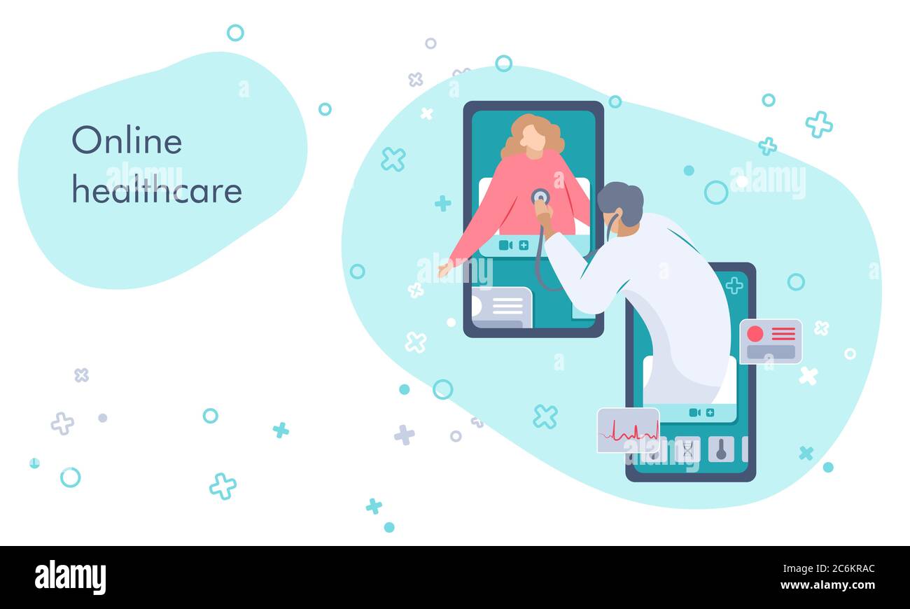 Virtual doctor appointment card hi-res stock photography and images - Alamy