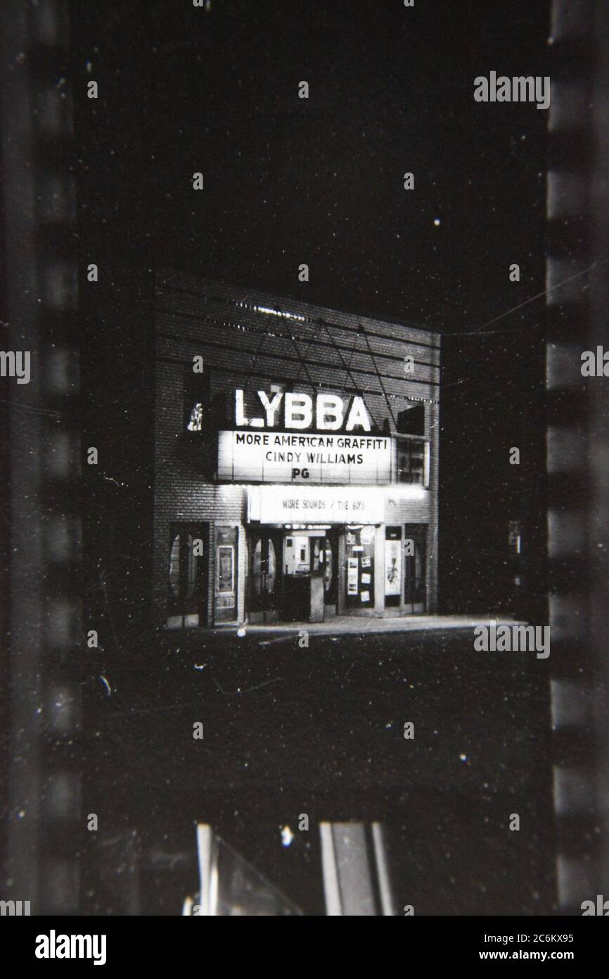 Movie theater marquee 1970s hi-res stock photography and images - Alamy