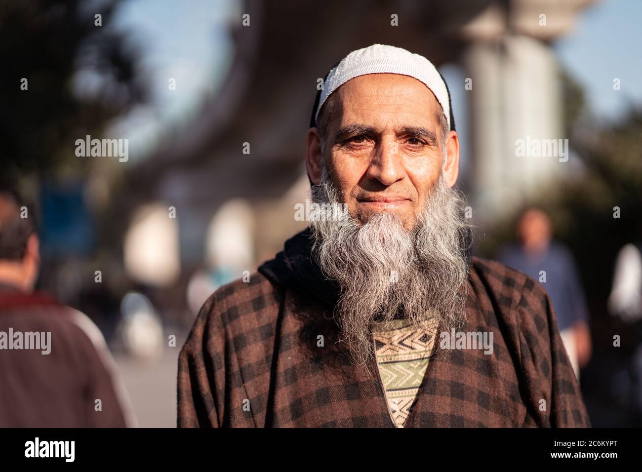 New Delhi / India - February 16, 2020: portrait of adult muslim man ...
