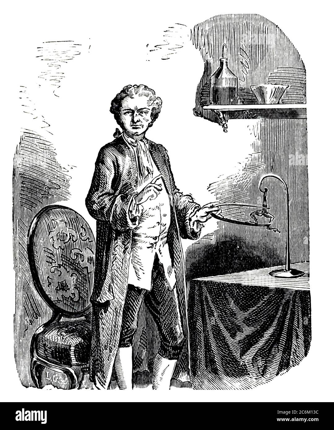 1780 c, ITALY : The celebrated Italian physician , anatomist and ...