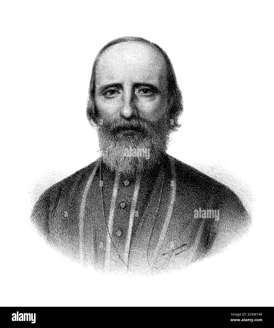 1860 c., ITALY : The italian military hero GIUSEPPE GARIBALDI ( 1807 ...