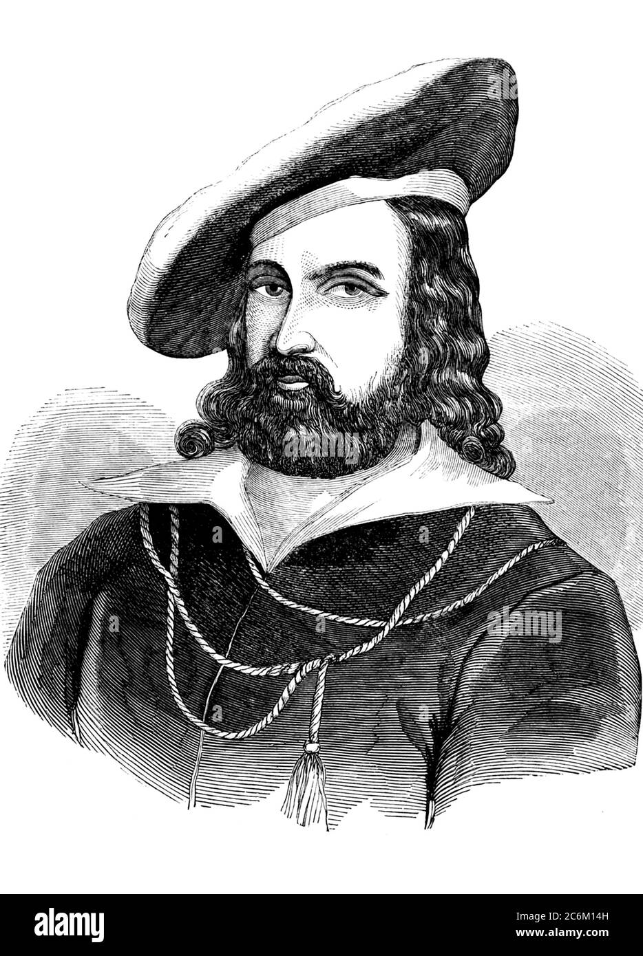 1848 c., ITALY : The italian military hero GIUSEPPE GARIBALDI ( 1807 ...