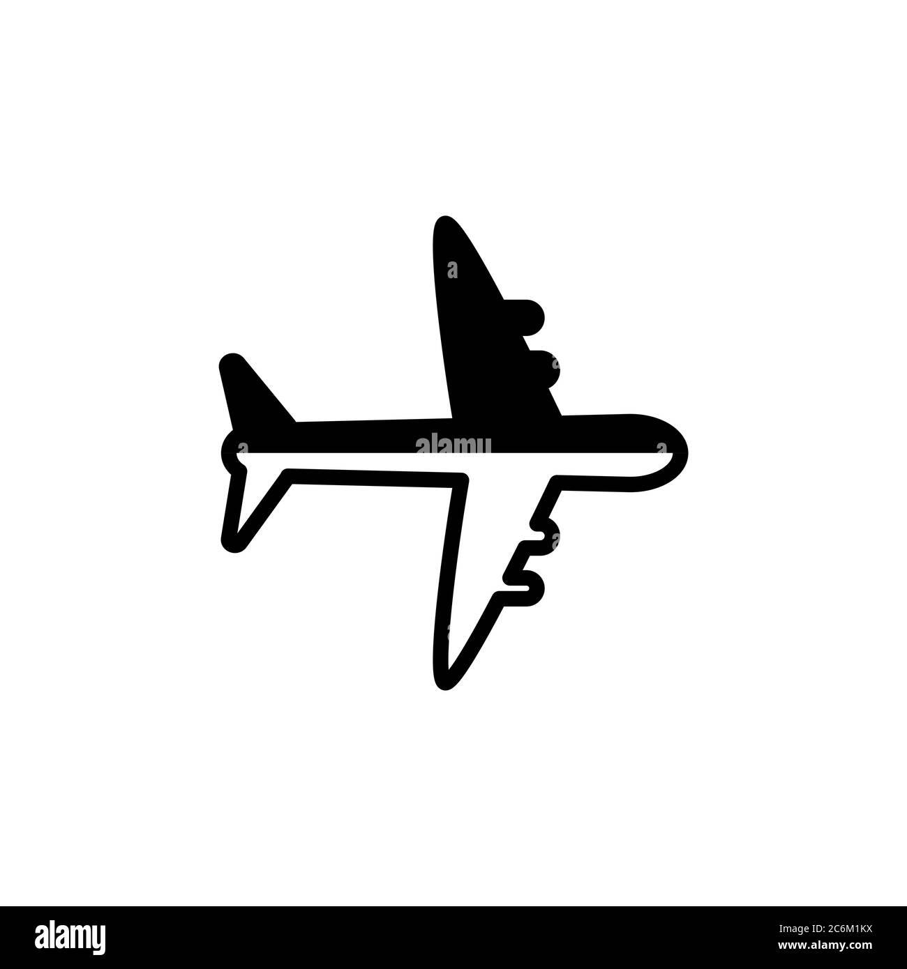 plane vector graphic design illustration Stock Vector Image & Art - Alamy