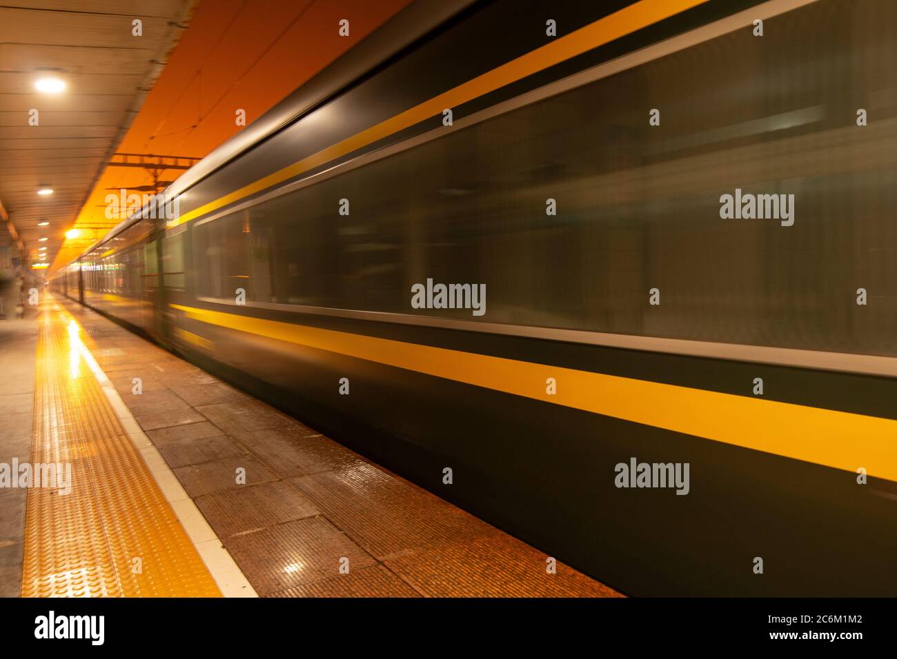 Night train travel hi-res stock photography and images - Alamy