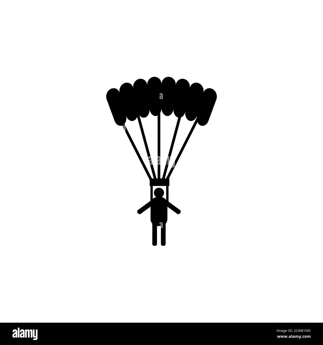 parachute vector graphic design illustration Stock Vector Image & Art ...