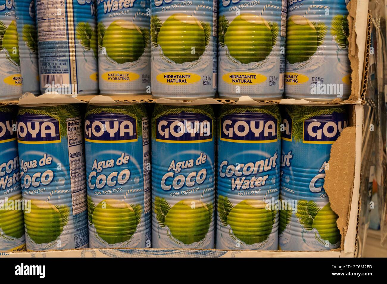 New York, NY - July 10, 2020: Products by Goya Foods Company seen on ...