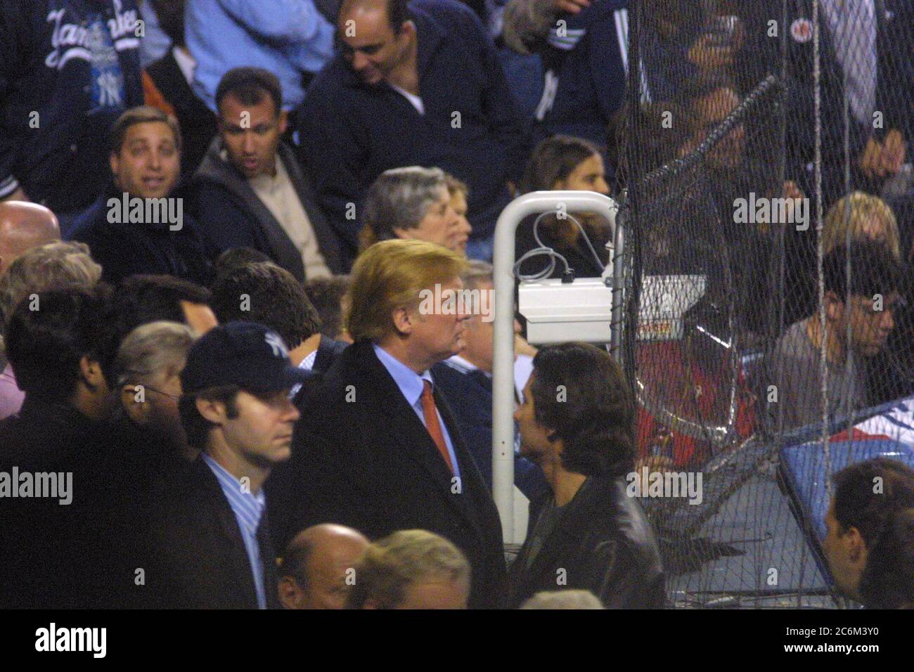 Donald Trump T The Mlb Yankees Versus The Oakland A's Game 5 Divisional ...