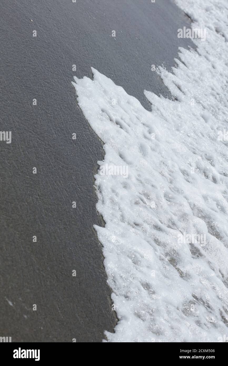 Beach waves macro background peristeres crete island covid-19 season ...